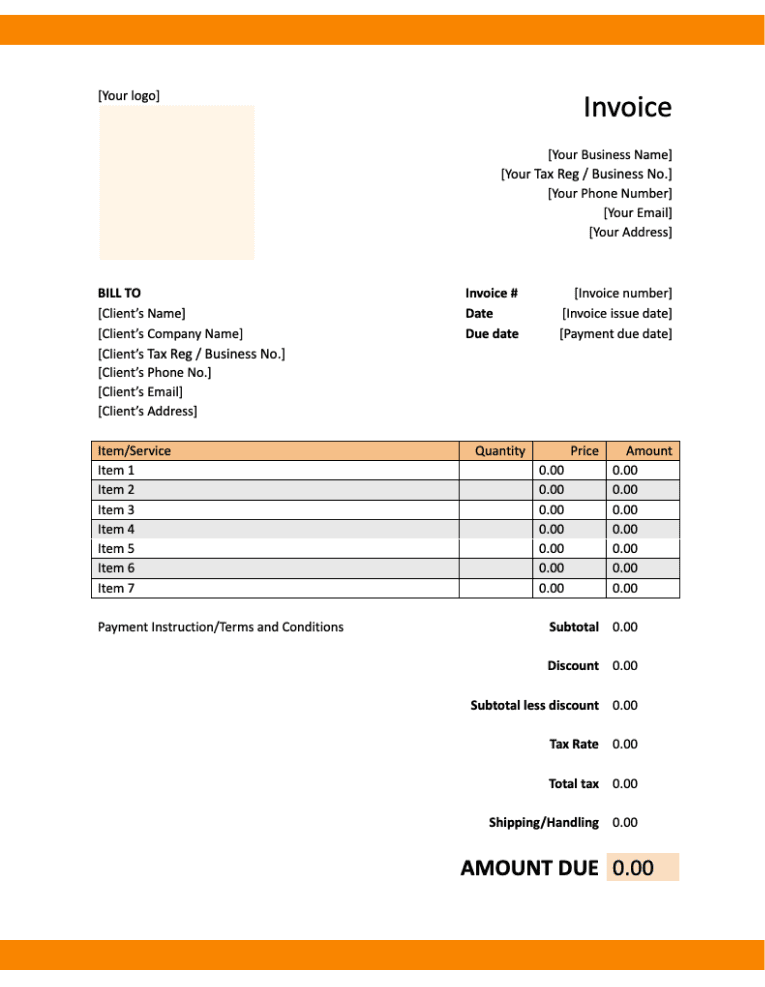 Free Lawn, Gardening & Landscaping Invoice Templates | Bookipi