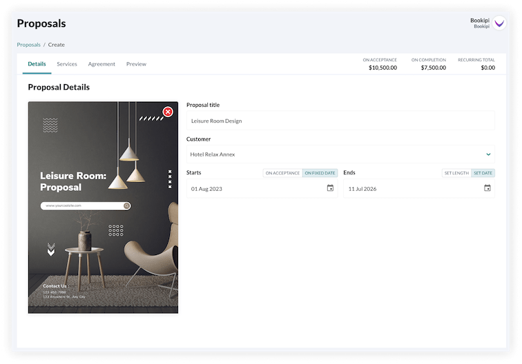 Easiest Proposal Maker For Small Business | Bookipi Proposals